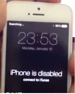 iphone 5s disabled - GSM-Forum
